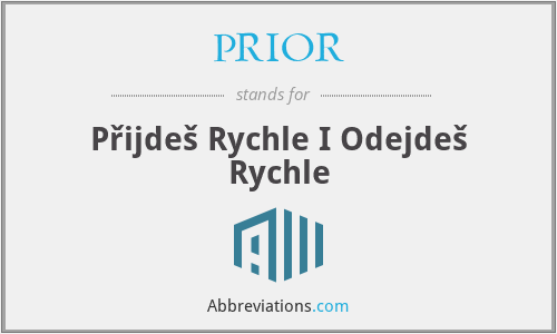 What does PRIOR stand for?