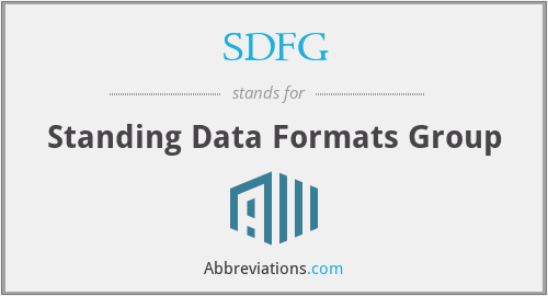 What does SDFG stand for?