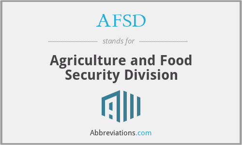 What does AFSD stand for?