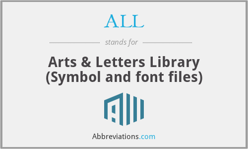 What does A.L.L stand for?