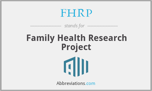 What does FHRP stand for?