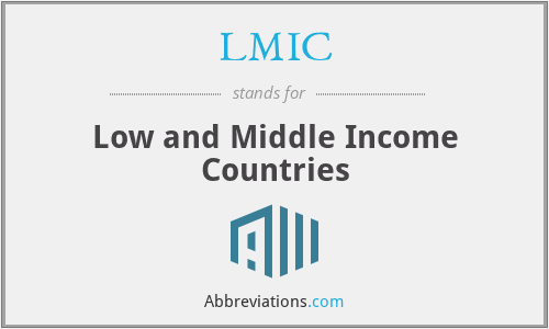 What does LMIC stand for?