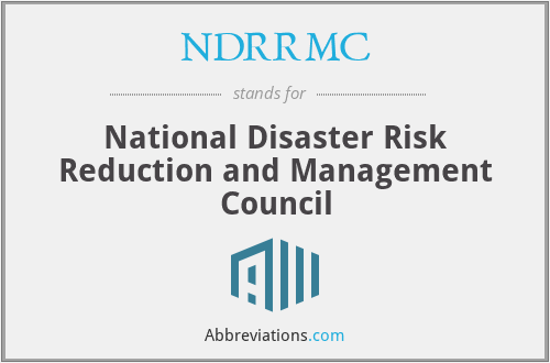 What does NDRRMC stand for?