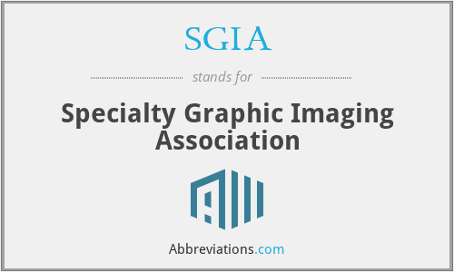 What does SGIA stand for?