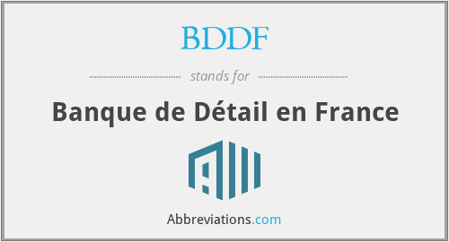 What does BDDF stand for?