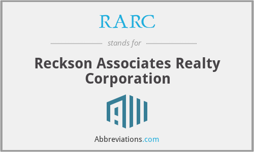 What does RARC stand for?