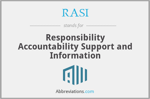What does RASI stand for?