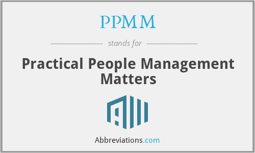 What does PPMM stand for?