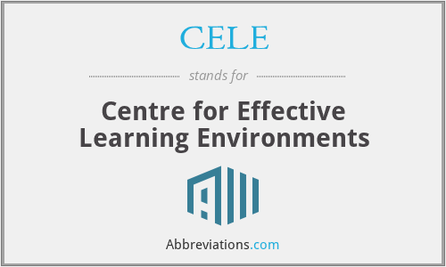 What does CELE stand for?