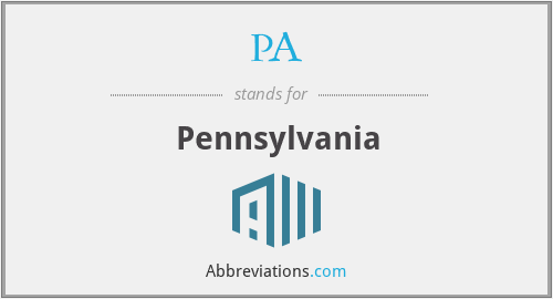 What is the abbreviation for Pennsylvania?