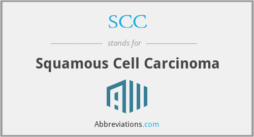 What does SCC stand for?