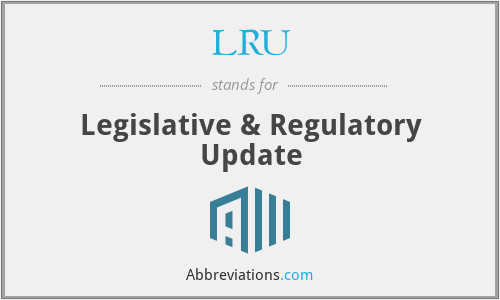 What does LRU stand for?