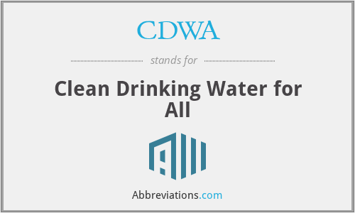 What does CDWA stand for?