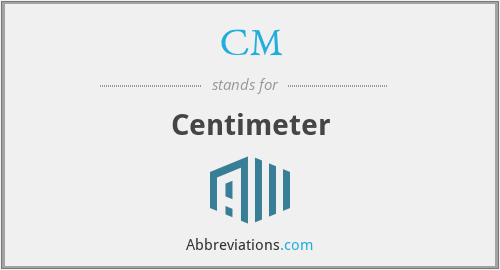 What is the abbreviation for CentiMeter?