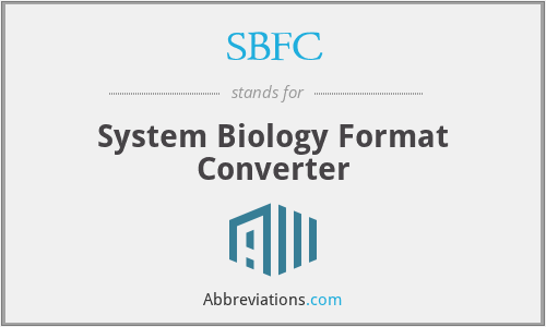 What does SBFC stand for?