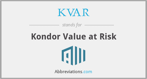 What does KVAR stand for?
