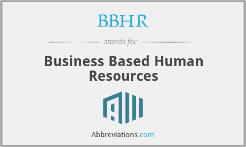 What does BBHR stand for?