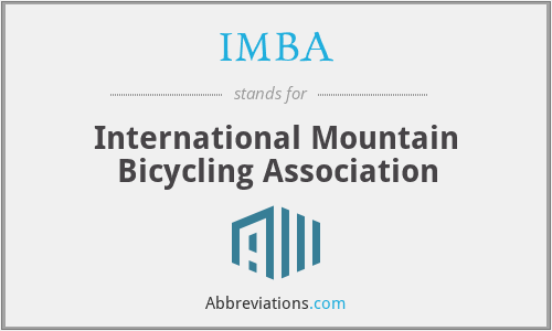 What does IMBA stand for?