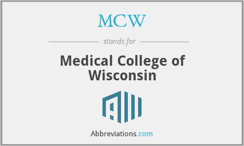 What does MCW stand for?