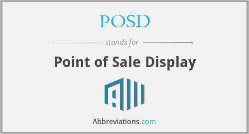 What does POSD stand for?
