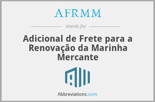 What does AFRMM stand for?