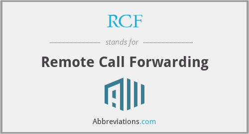 What does RCF stand for?