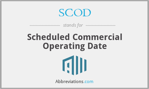 What does SCOD stand for?