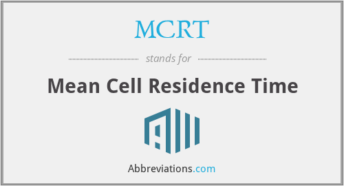 What does MCRT stand for?