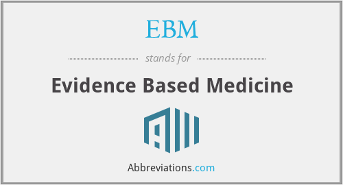 What does EBM stand for?