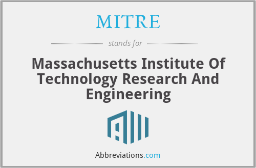 What does MITRE stand for?