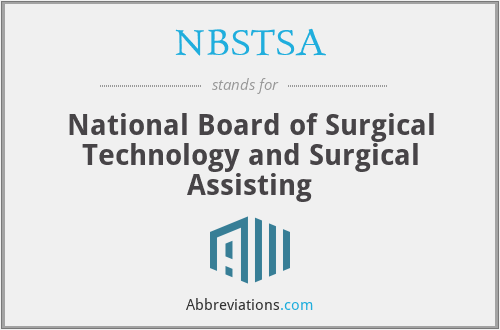 What does NBSTSA stand for?