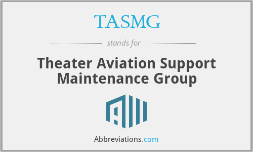 What does TASMG stand for?