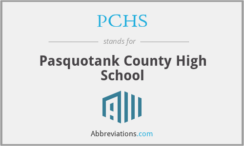 PCHS - Pasquotank County High School