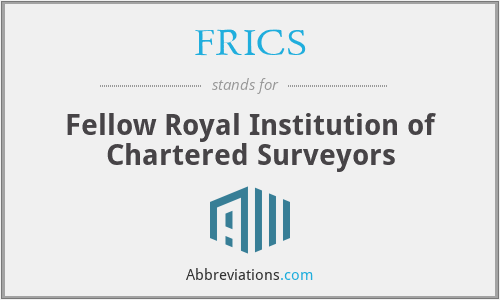 What does FRICS stand for?