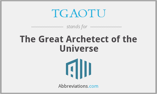 What does TGAOTU stand for?