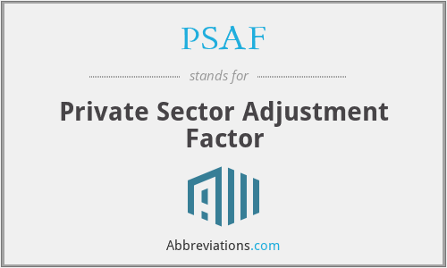 What does PSAF stand for?