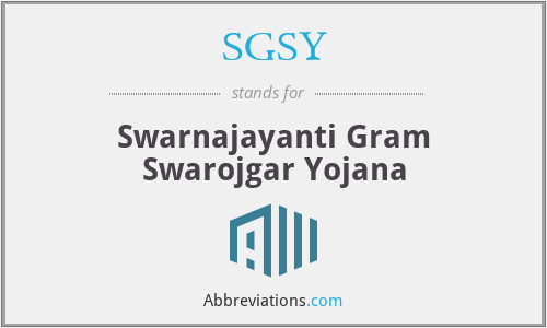 What does SGSY stand for?