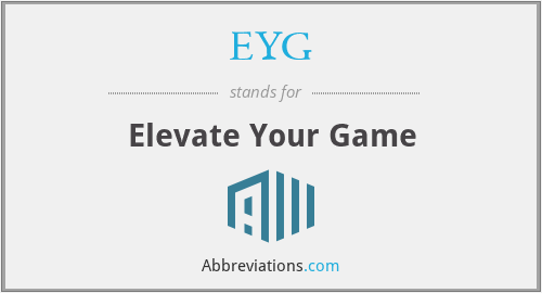 What does EYG stand for?