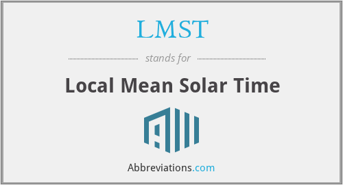 What does LMST stand for?