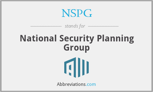 What does NSPG stand for?