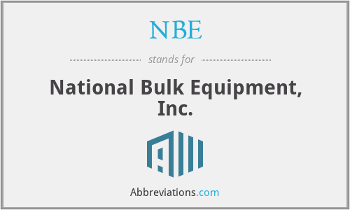 What does NBE stand for?