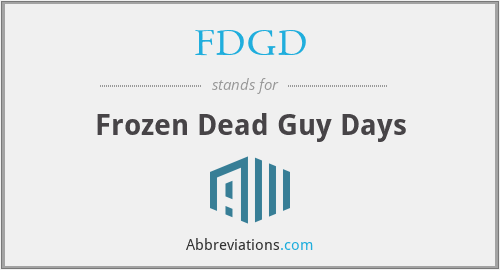 What does FDGD stand for?