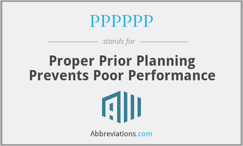 What does PPPPPP stand for?