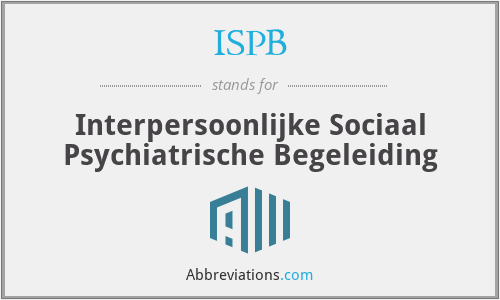 What does ISPB stand for?