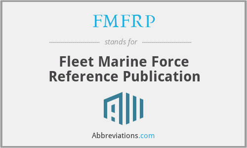 What does FMFRP stand for?