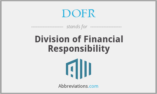 What does DOFR stand for?