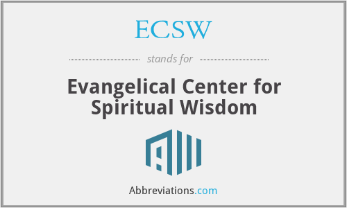 What does ECSW stand for?