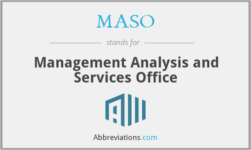 What does MASO stand for?