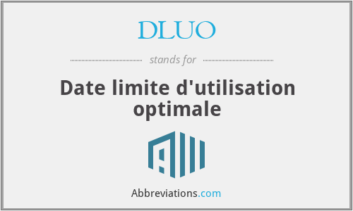 What does DLUO stand for?