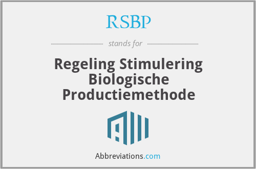 What does RSBP stand for?